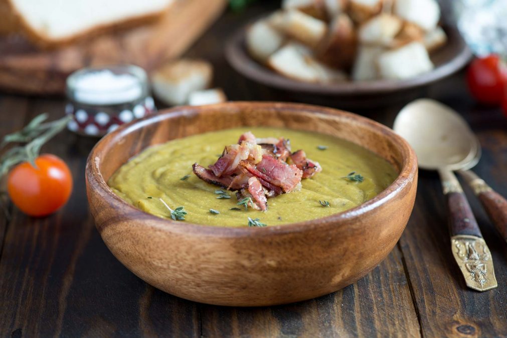 Cream of Pea and Ham Soup | Recipes | Major Products